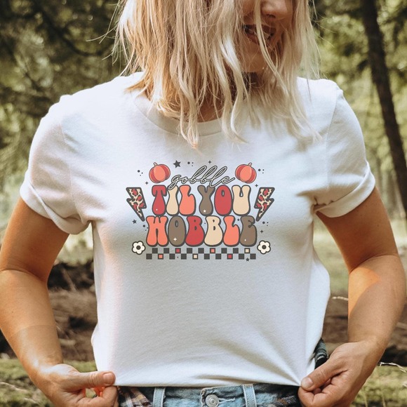 Whiskey Kiss | Tops | Gobble Til You Wobble Handmade Sublimated Short ...